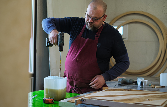Resina epóxica para madera | Caballero 3D