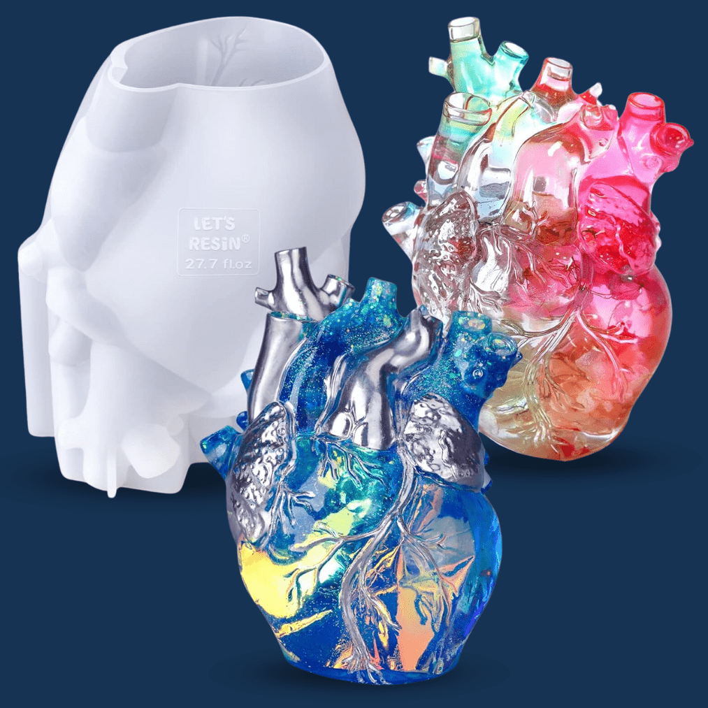 Let's Resin Molde de Corazon | Comprar en Caballero 3D